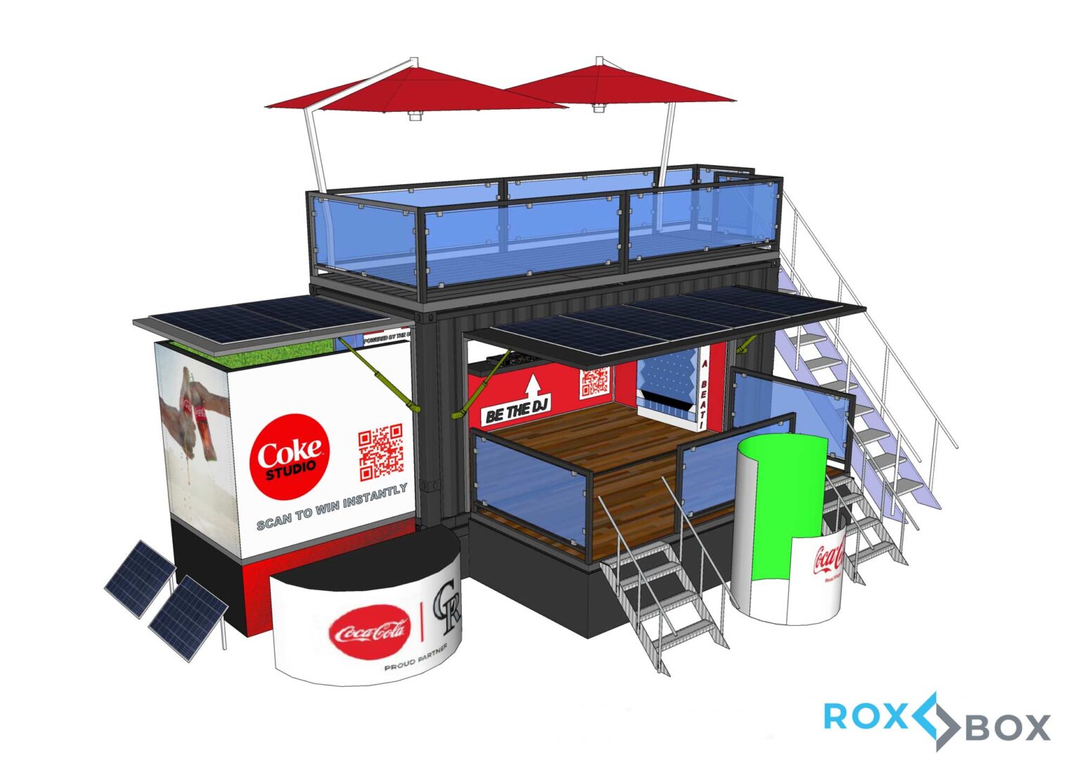 Project Spotlight: Coca-Cola Mobile BoomBombox - ROXBOX Containers