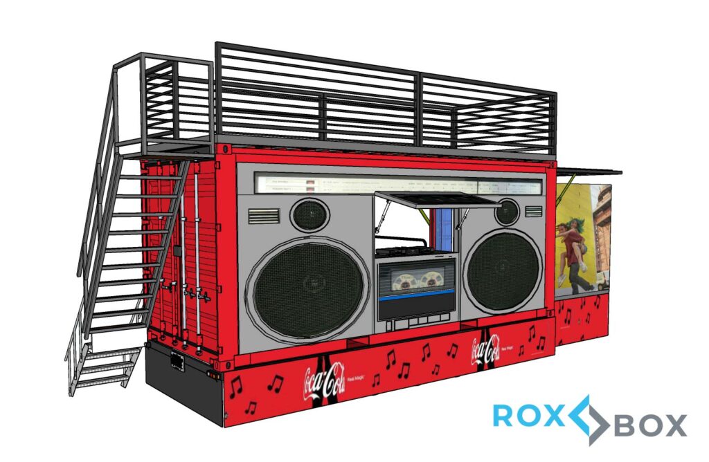 Project Spotlight: Coca-Cola Mobile BoomBombox - ROXBOX Containers