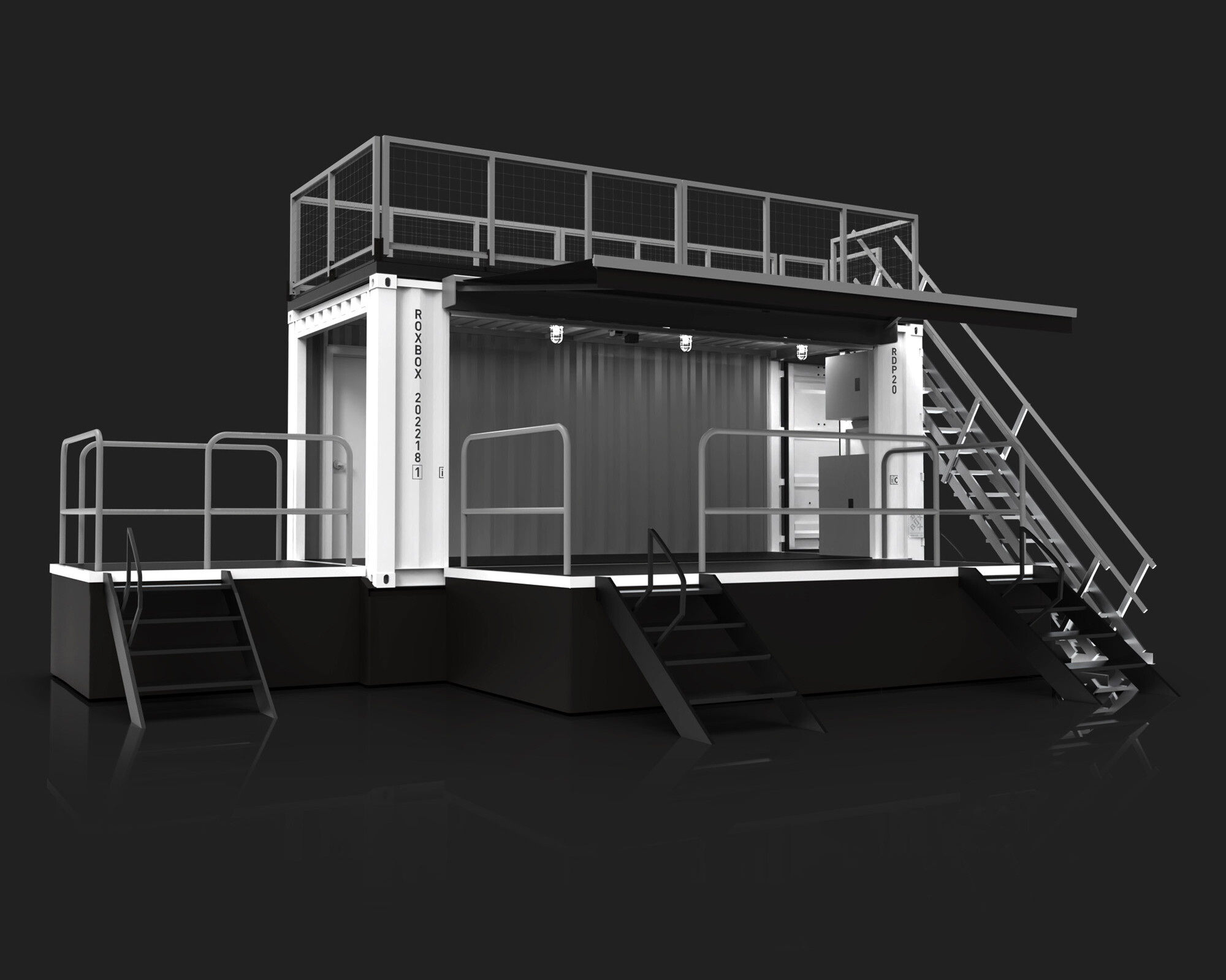 Custom Shipping Container Industrial Structures | ROXBOX Containers