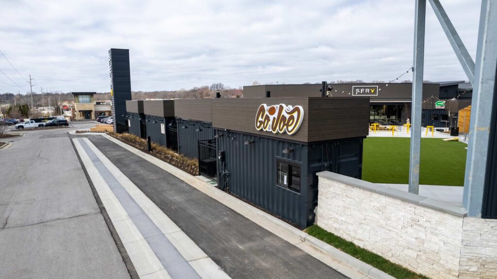 Project Spotlight: SERV Shipping Container Park - ROXBOX Containers