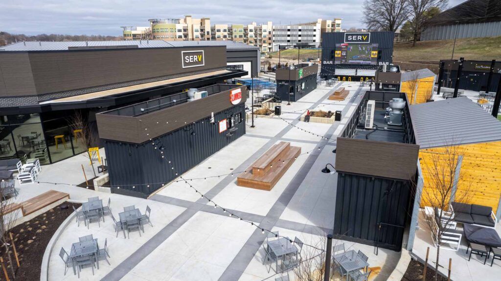 Project Gallery: SERV Shipping Container Park - ROXBOX Containers