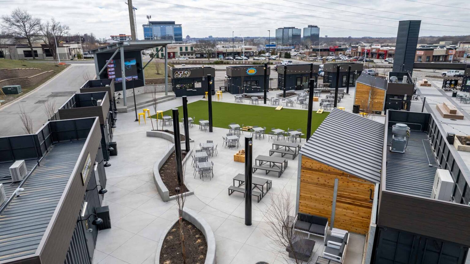 Project Gallery: SERV Shipping Container Park - ROXBOX Containers