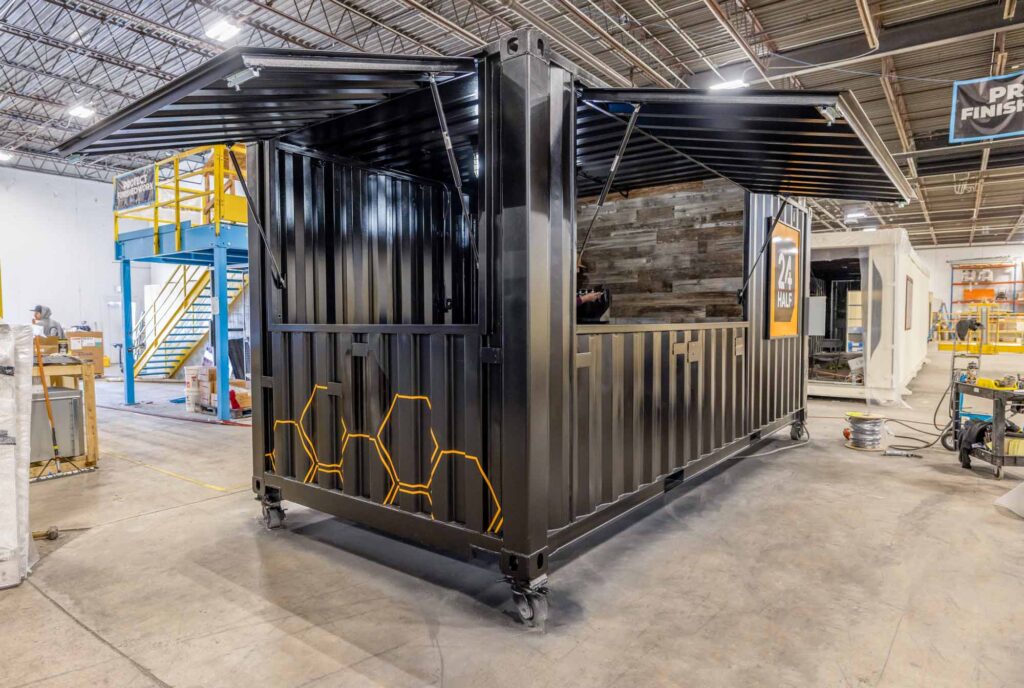 Project Gallery: Blue Onyx BillyBox Container Bar - ROXBOX Containers