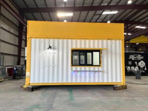 Mythology Distillery Whiskey Garden (20’ KitchenBox + 20’ BillyBox) - ROXBOX Containers